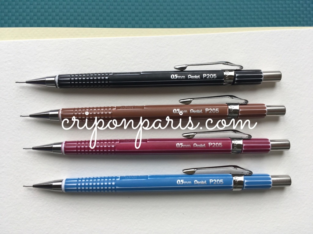 海外で人気!「ぺんてる p205 シャーペン」シンプルで安定した使い心地に納得 | 文房具と遊ぶ